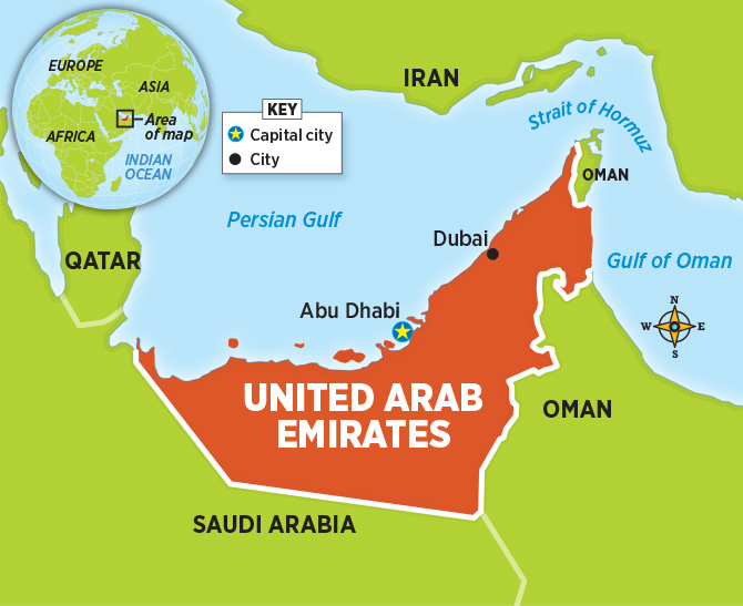 Countries Around United Arab Emirates List Of The Most Important UAE