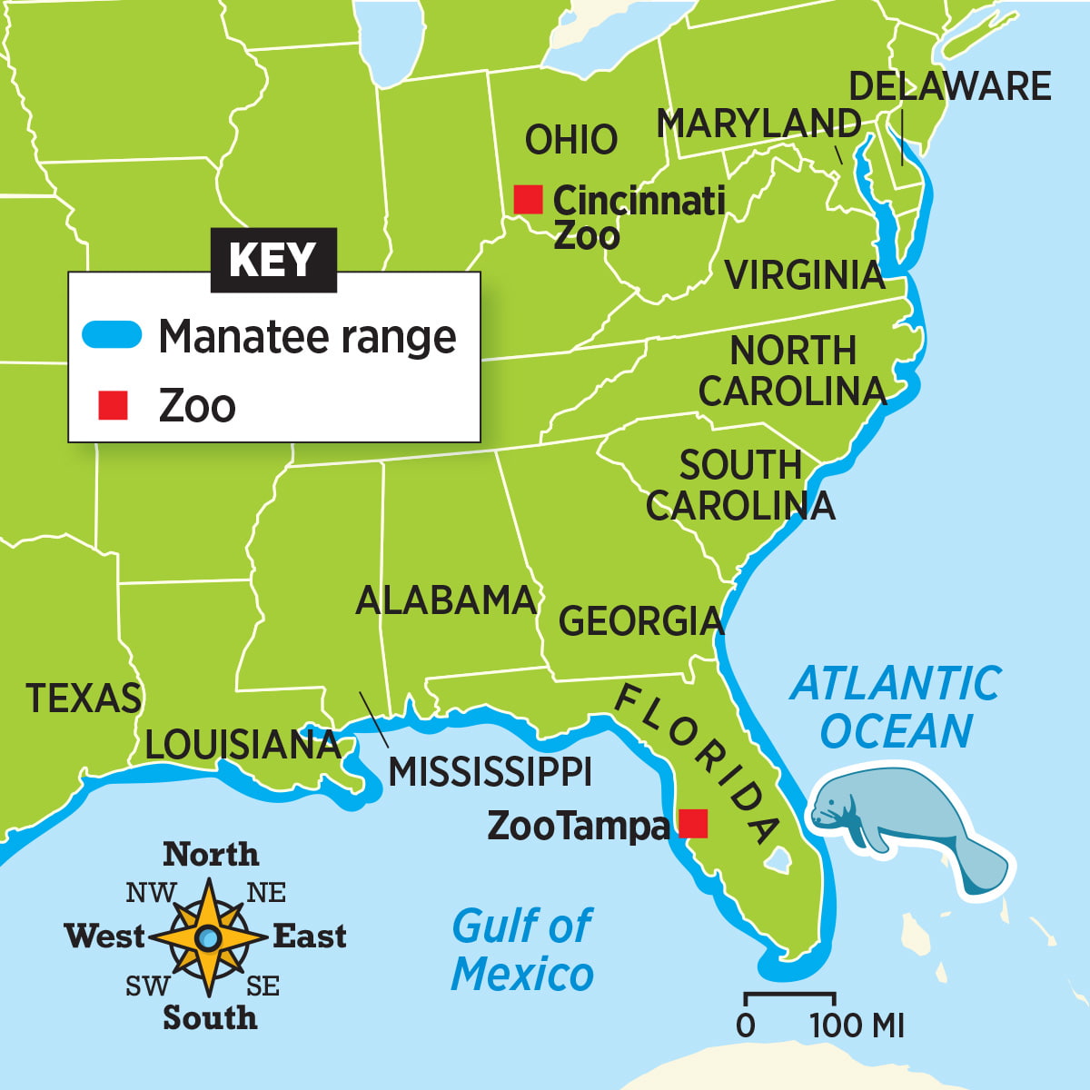 Manatees Habitat Map Locating Manatee Populations In Africa Save Our